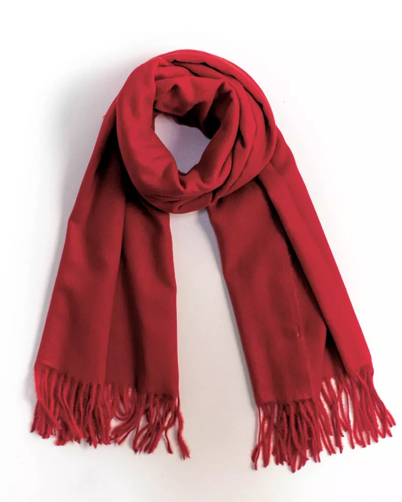Echarpe large type châle cashmere bordeaux - XXL4YOU.BE